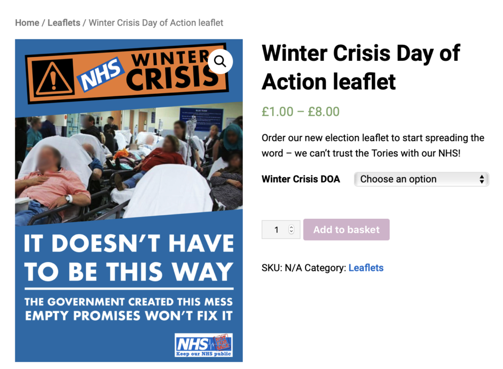 Winter Crisis Day of Action | Nationwide | Saturday 15 February 2020 ...