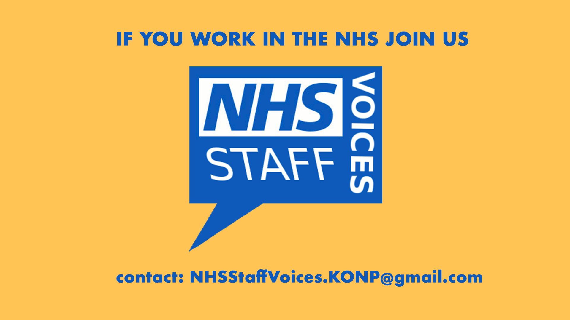 NHS Staff Voices – Where we stand – Keep Our NHS Public