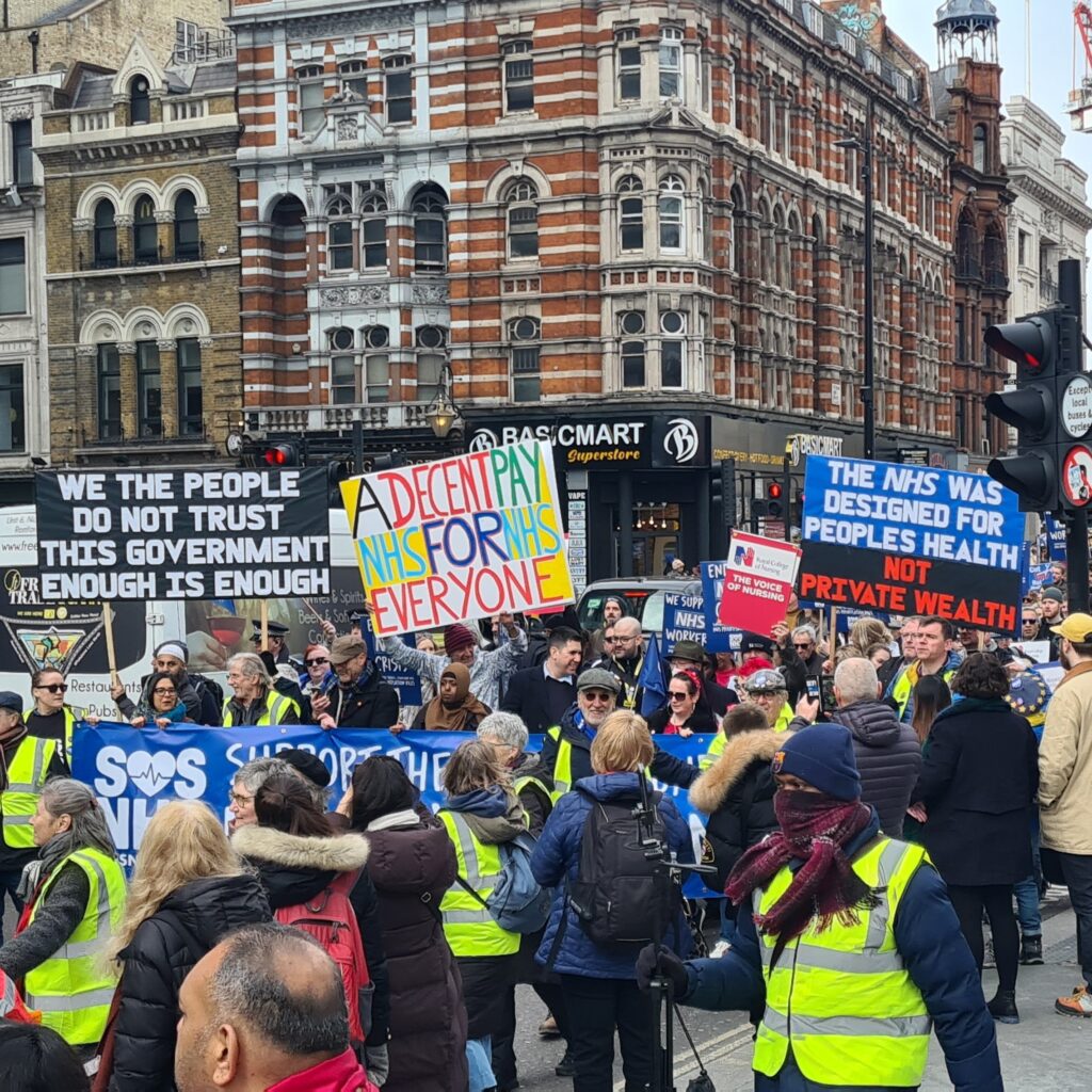 SOS NHS Demo: End the NHS Crisis – Support the strikes – Keep Our NHS ...