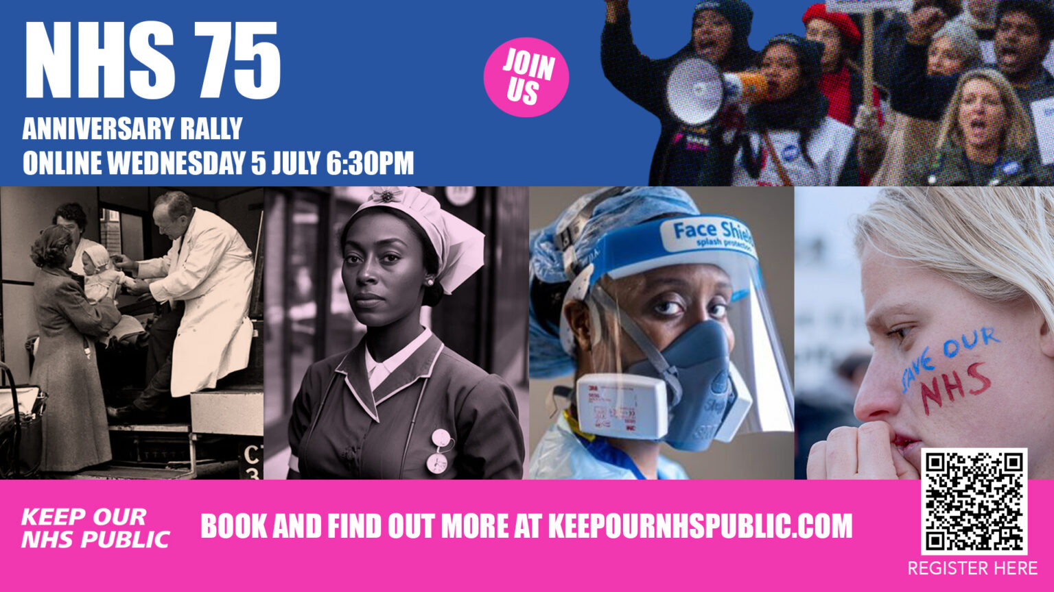 NHS 75 – ONLINE KEEP OUR NHS PUBLIC RALLY – Keep Our NHS Public