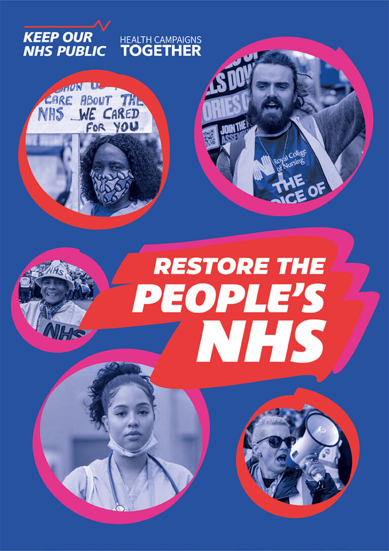 RESTORE THE PEOPLE’S NHS PAMPHLET – Keep Our NHS Public