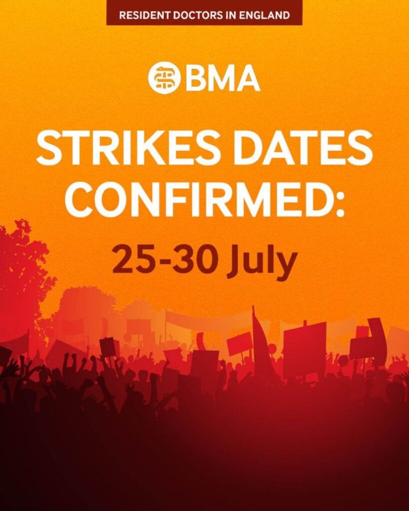 BMA Strike: Resident Doctors Picket Lines – Keep Our NHS Public